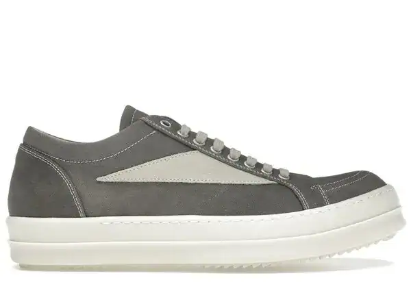 Rick Owens Vintage Low Sneakers - Dark Dust/Milk | Editorialist